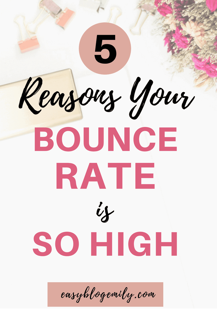 The ultimate guide to your bounce rate - Easy Blog Emily
