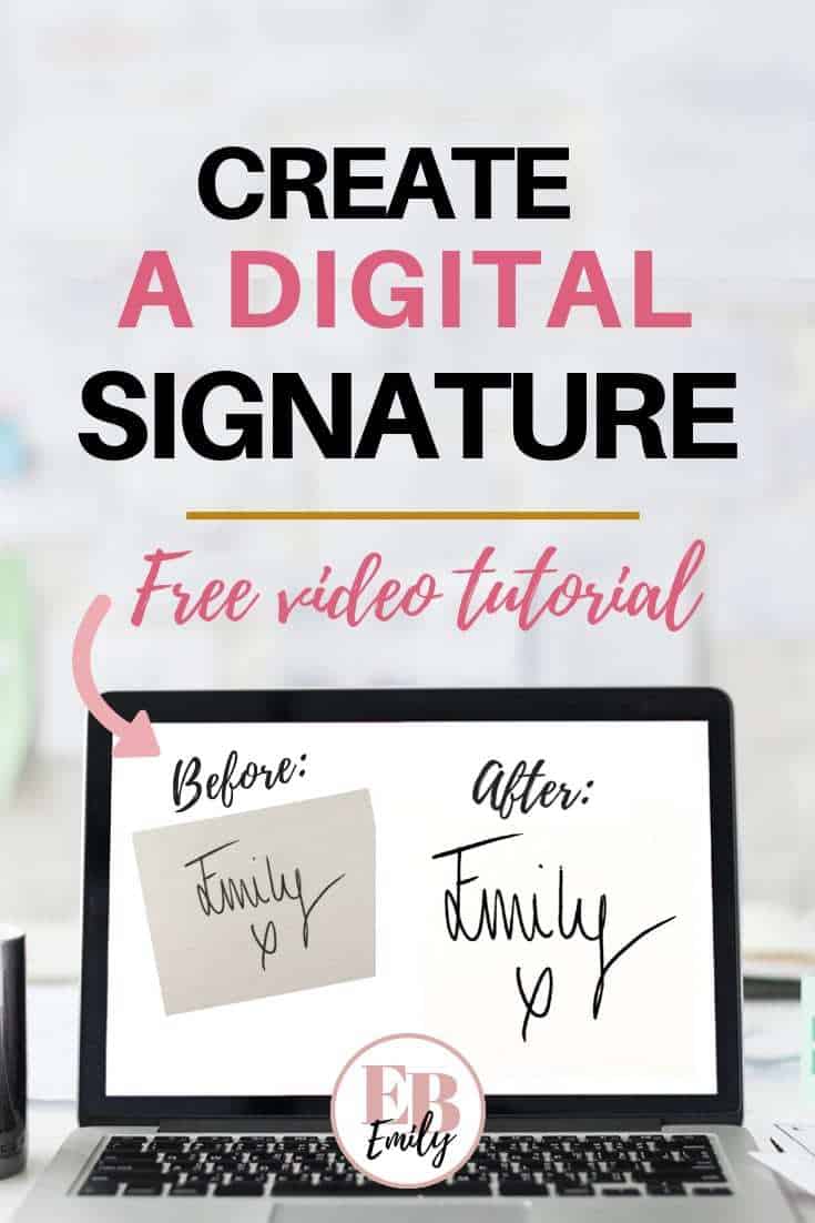(VIDEO TUTORIAL) How to make a digital signature in Photoshop - Easy ...